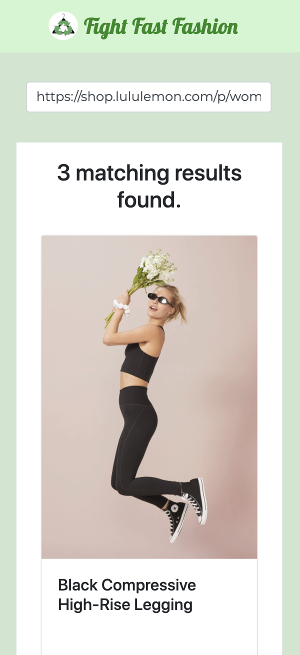 Fight Fast Fashion | Devpost