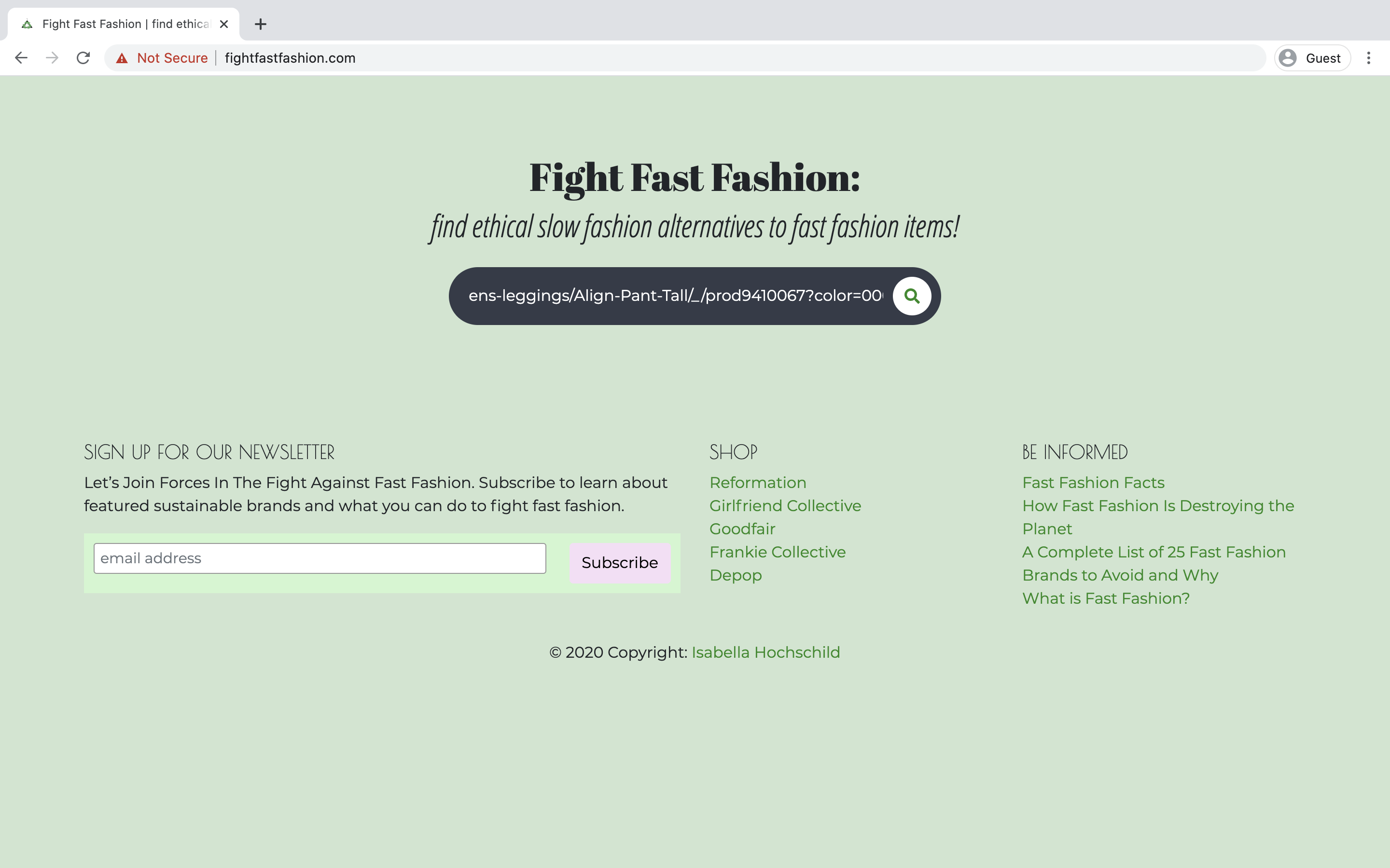 Fight Fast Fashion | Devpost
