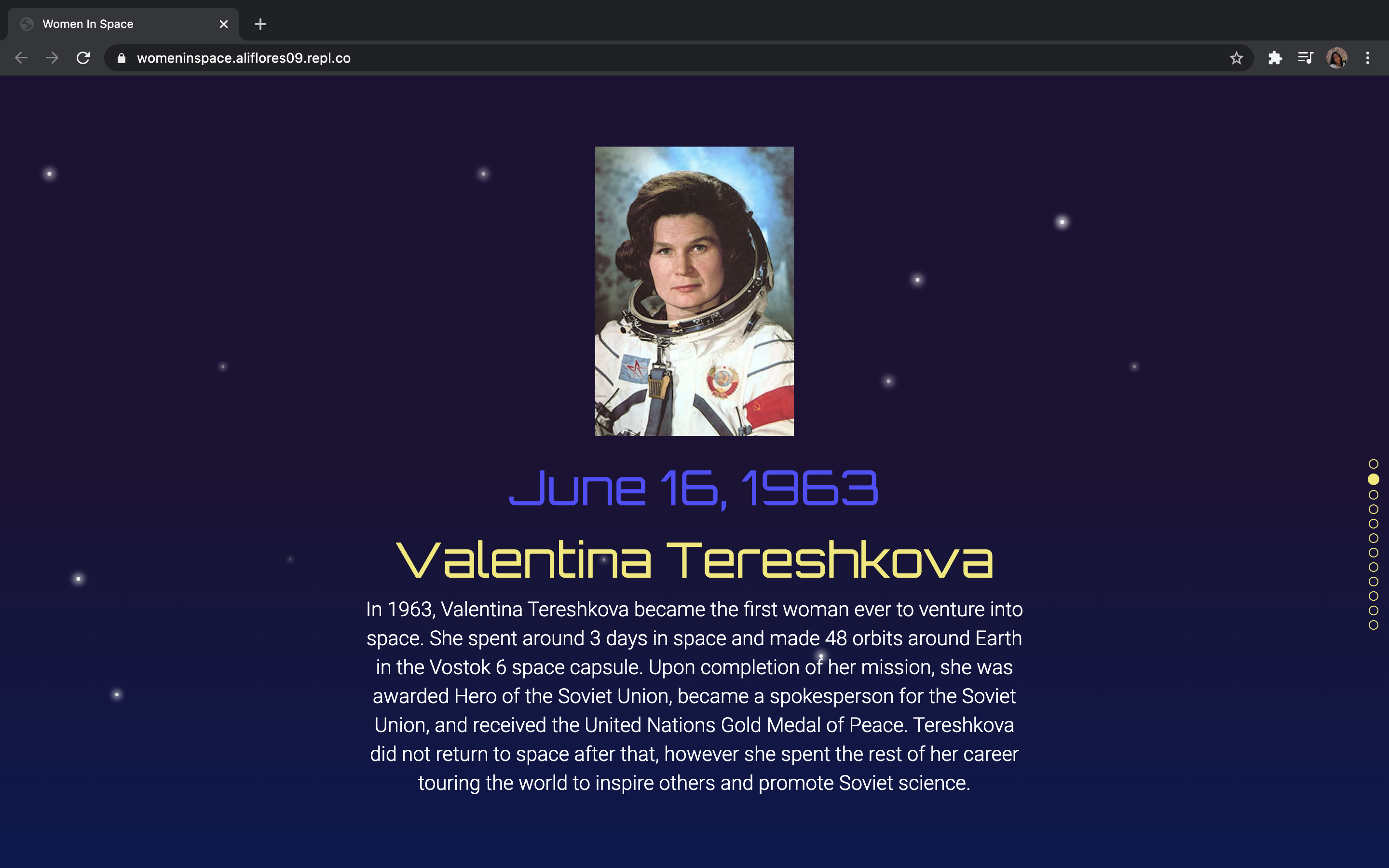 Women in Space | Devpost