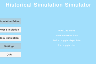 History Simulation Simulator | Devpost