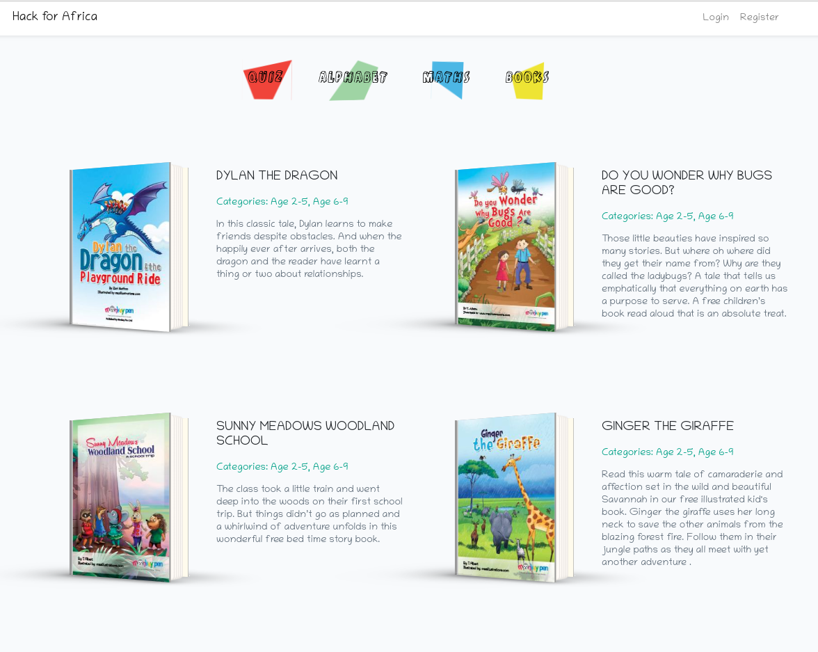 Help Africa to improve Literacy. | Devpost