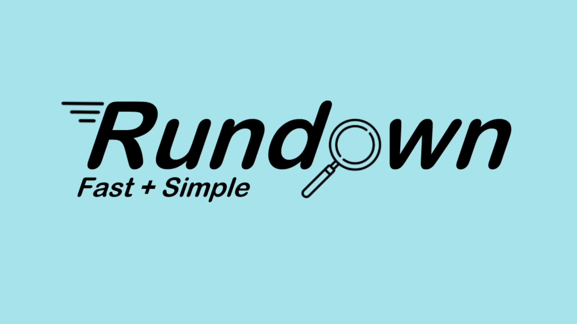 Rundown | Devpost