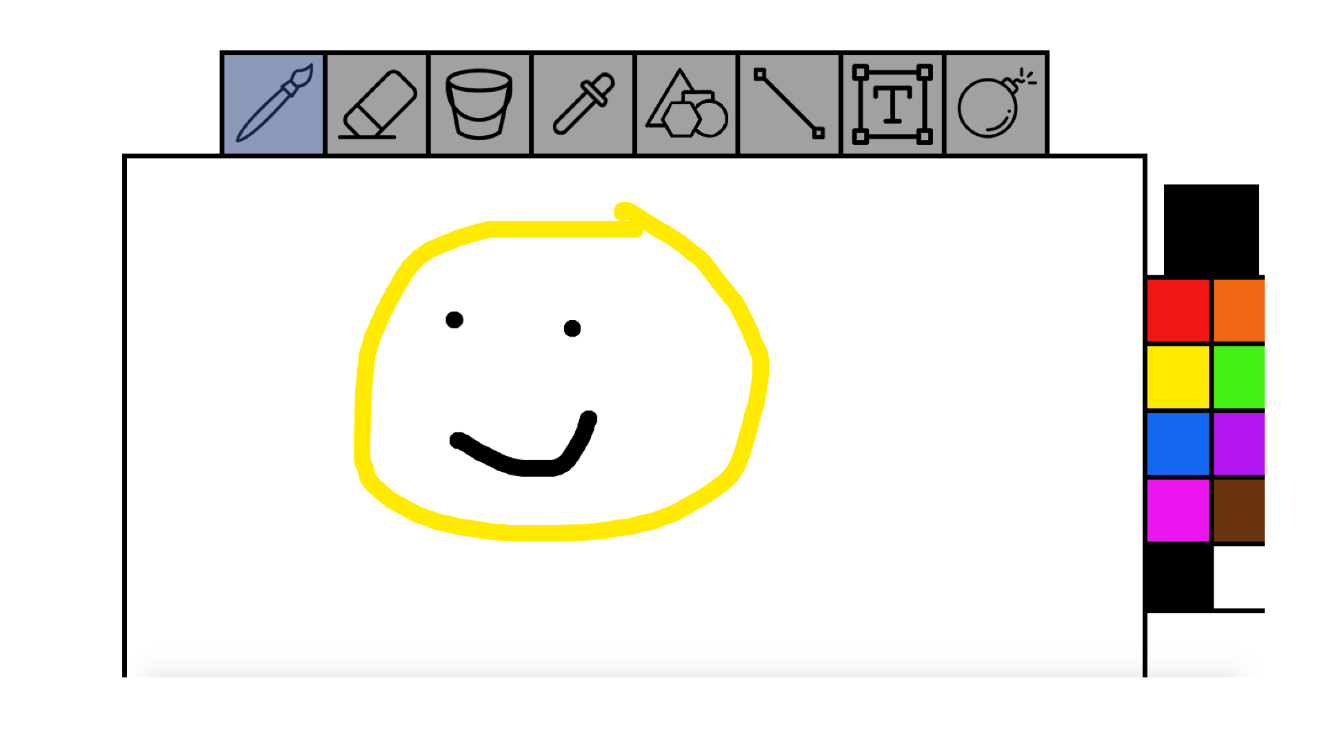 Microsoft Paint on a Budget | Devpost