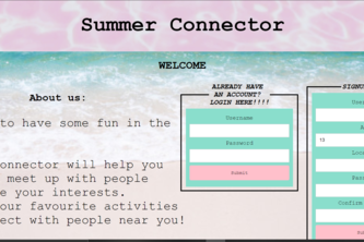 Summer_Connecter | Devpost