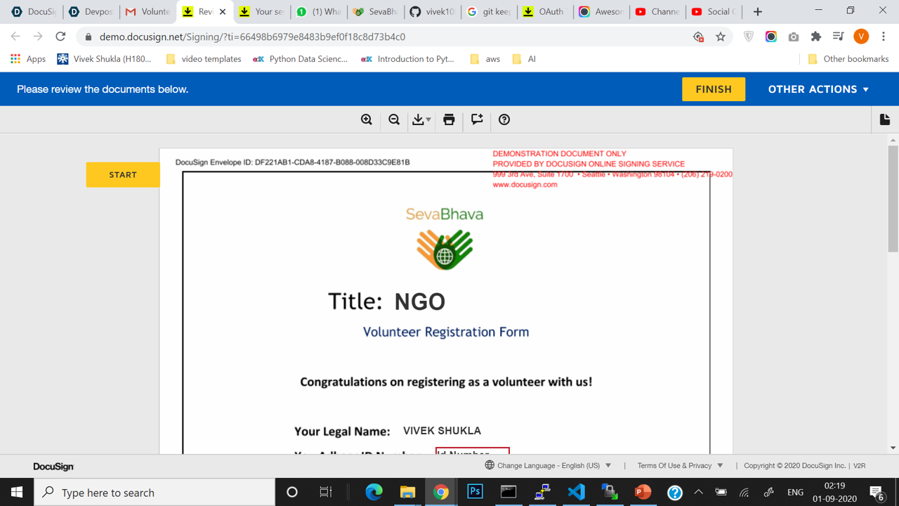 Social Collaboration Platform with Docusign | Devpost