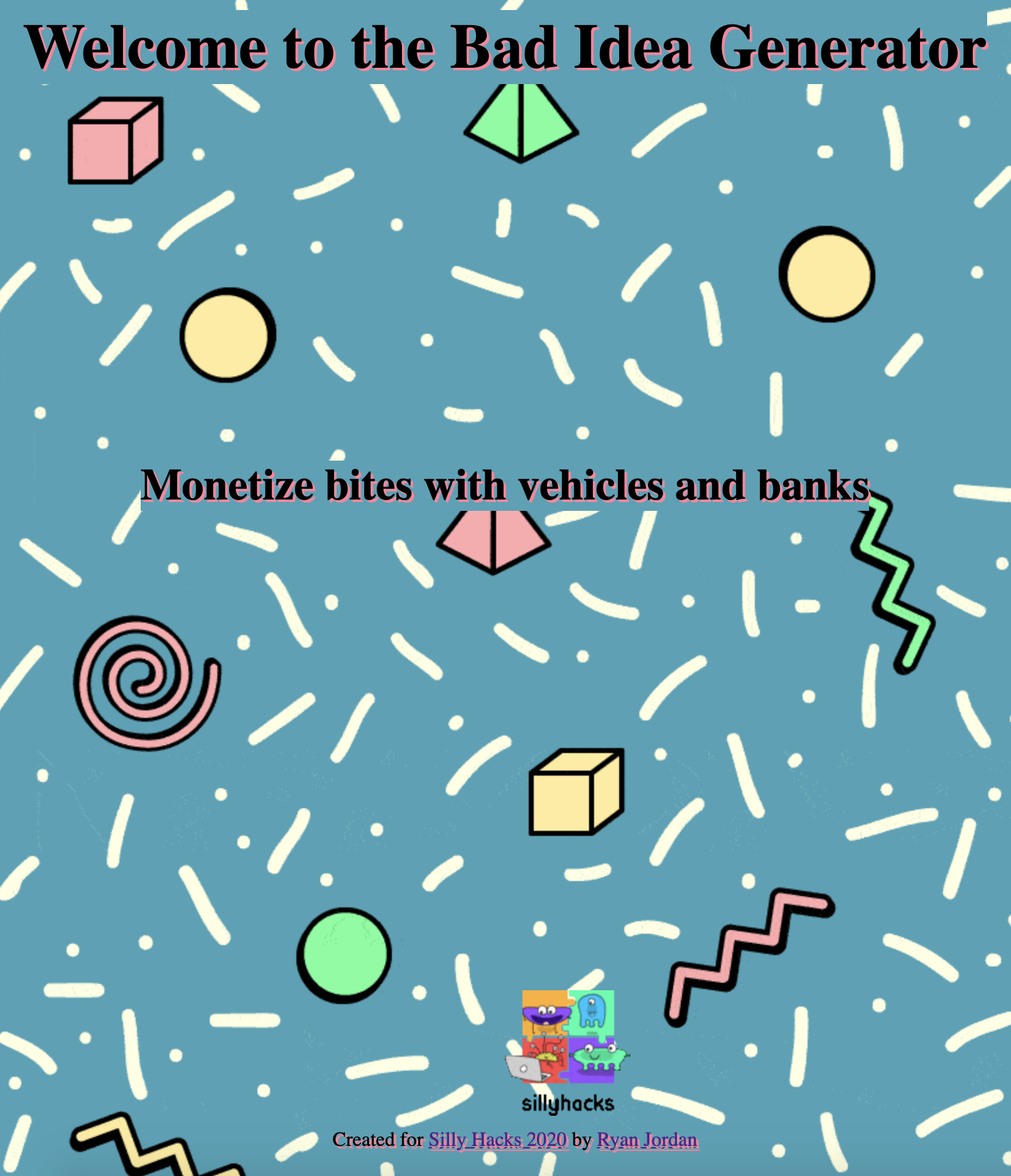 Bad Idea Generator | Devpost