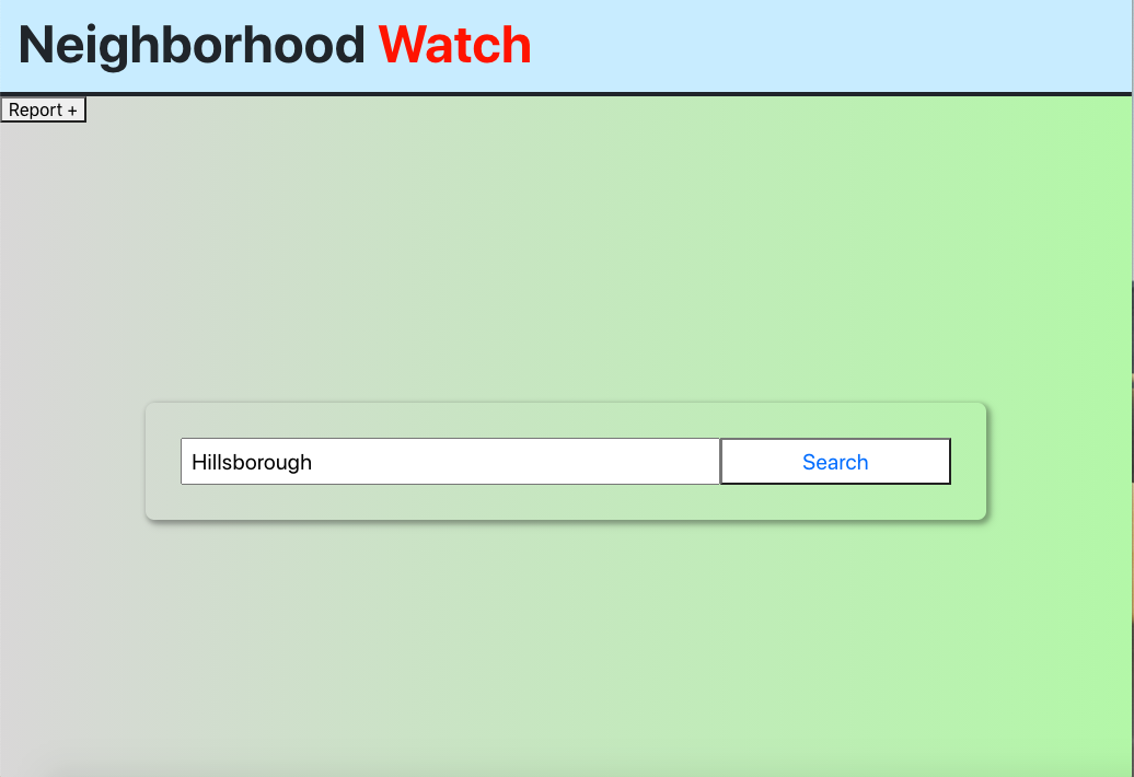 Neighborhood Watch | Devpost