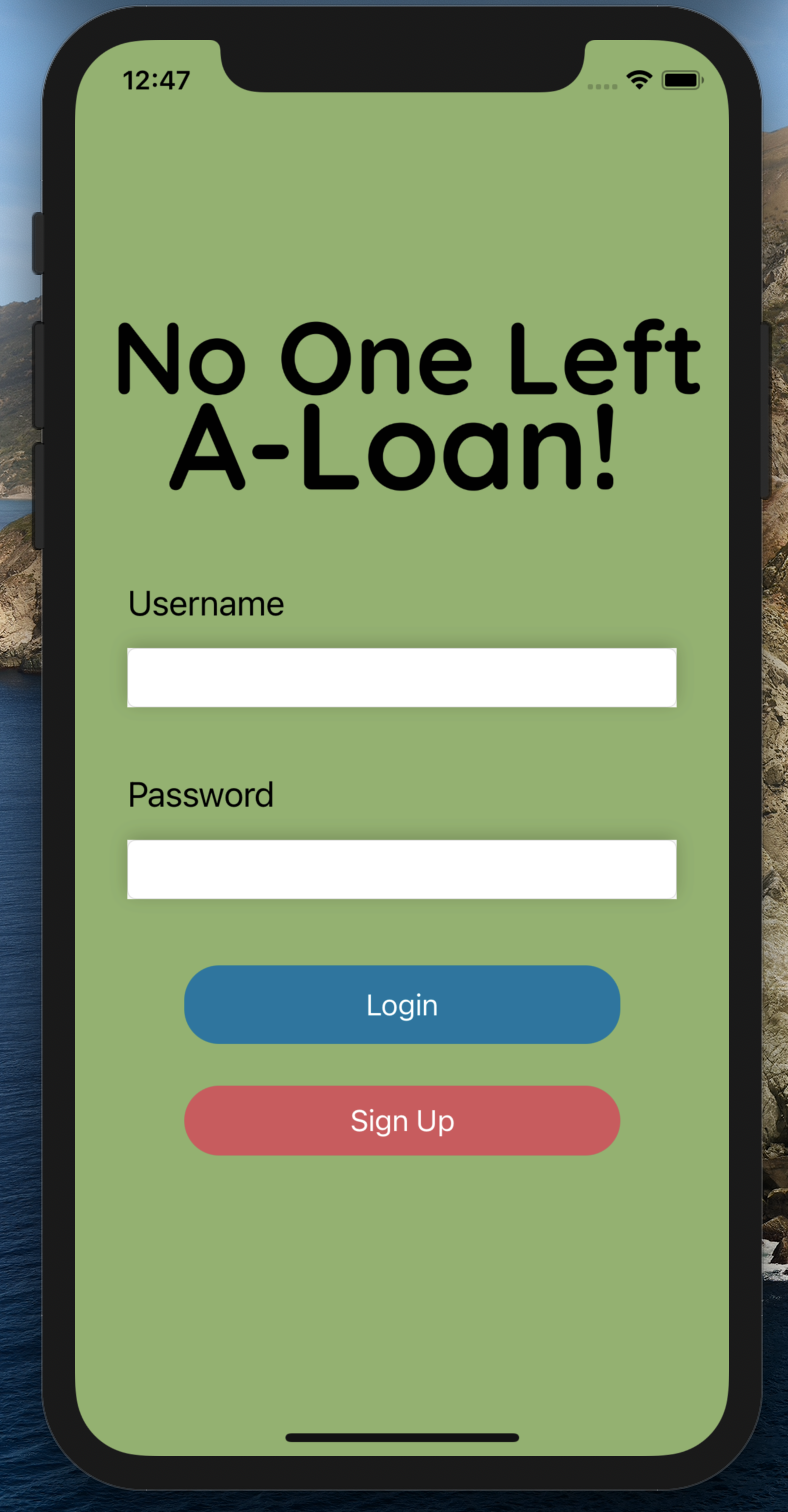No One Left A-Loan | Devpost