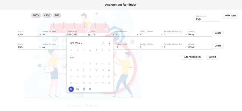 Assignment Reminder | Devpost