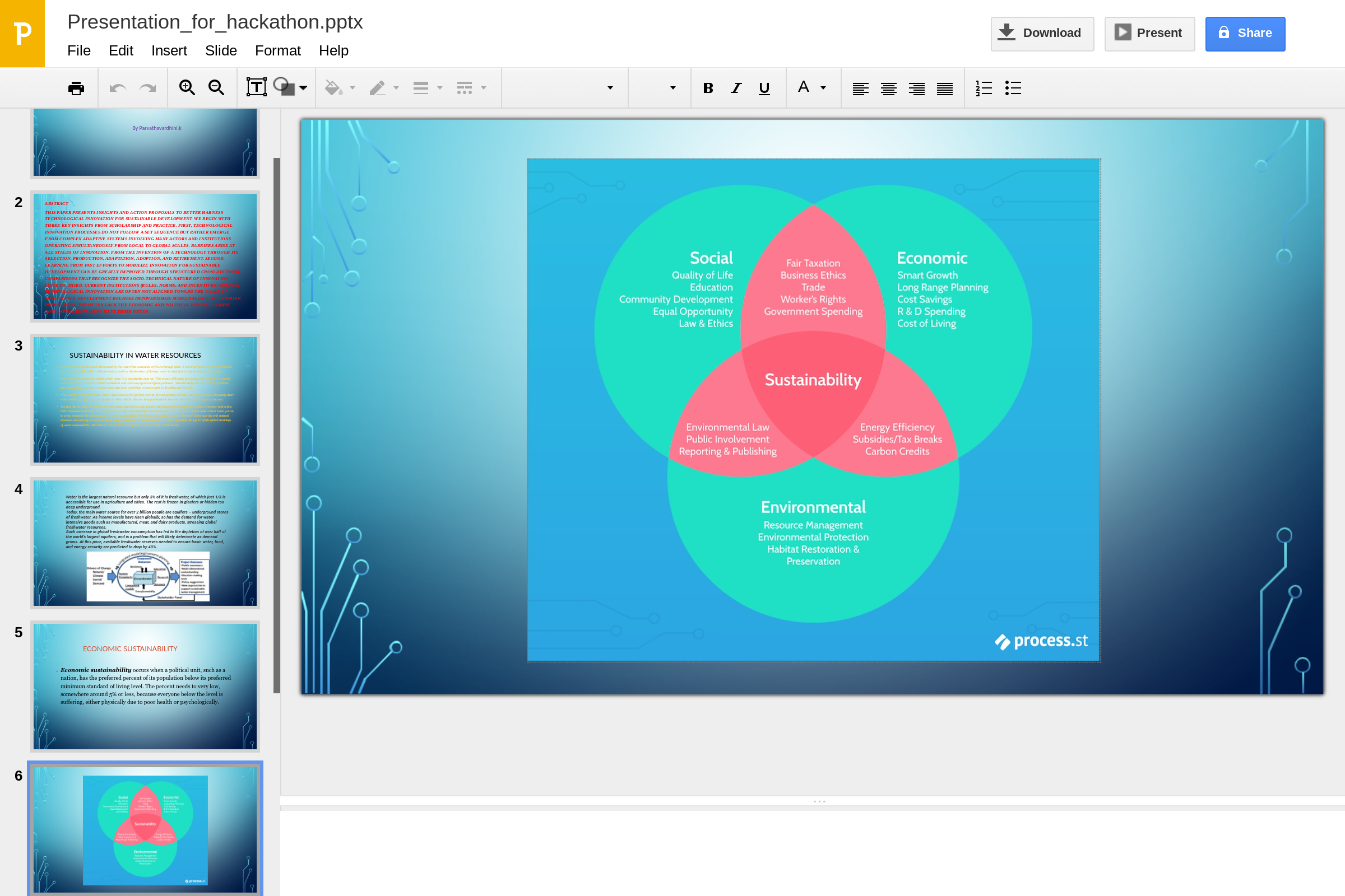 Keeping Green Slides | Devpost
