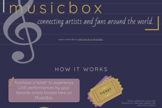 MusicBox Live Concert Streaming Platform | Devpost
