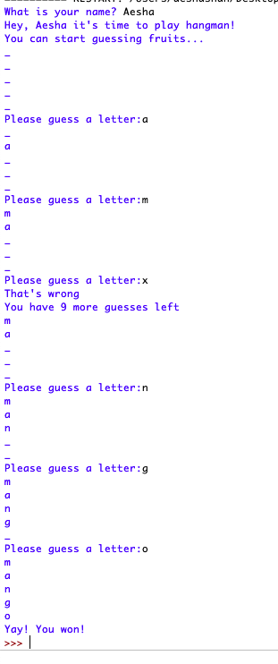 hangman in python | Devpost