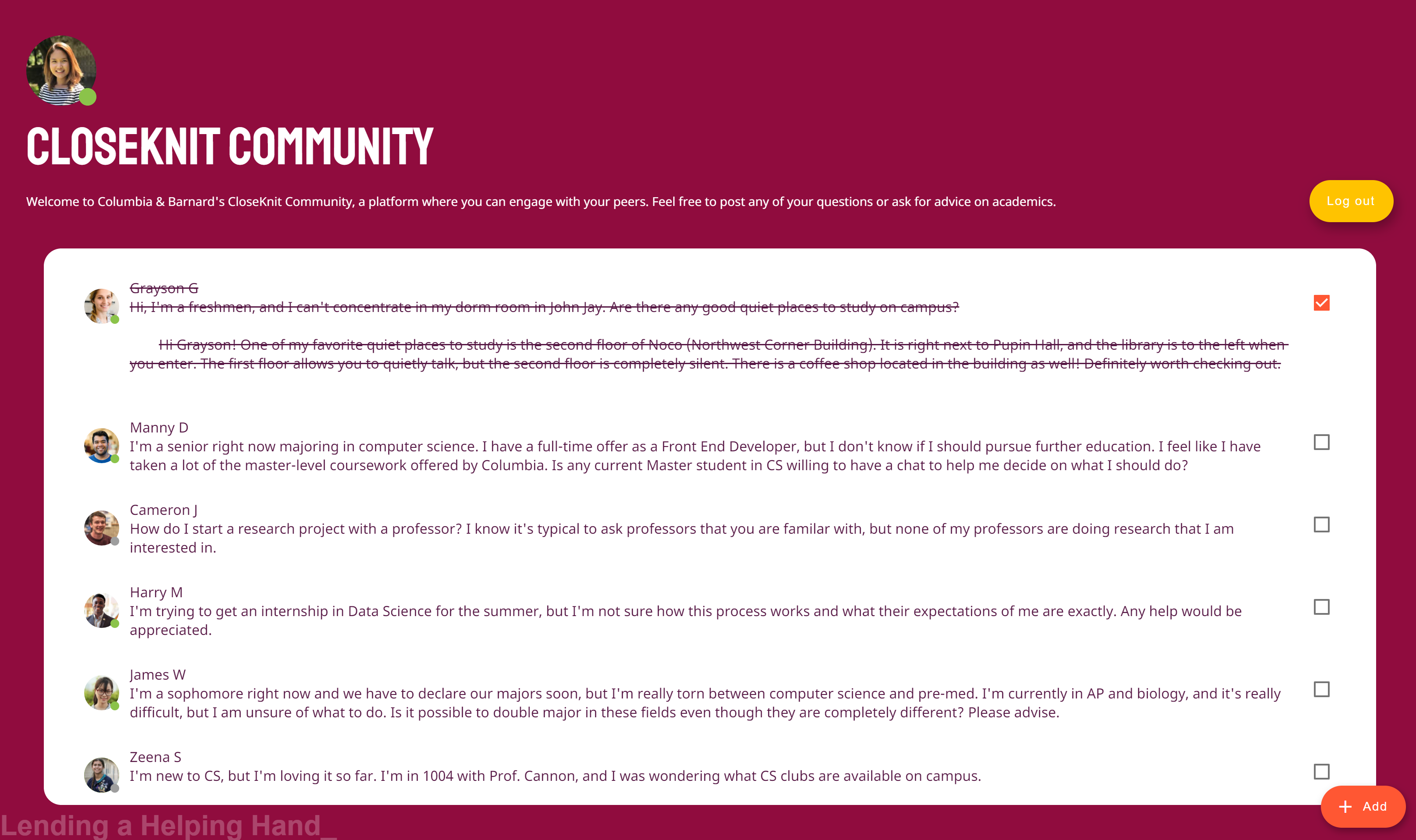 CloseKnit Community | Devpost