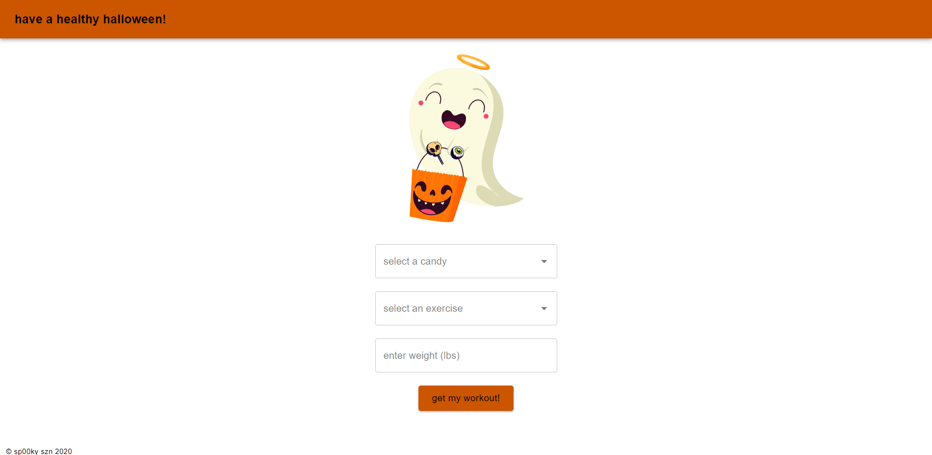 healthy halloween | Devpost