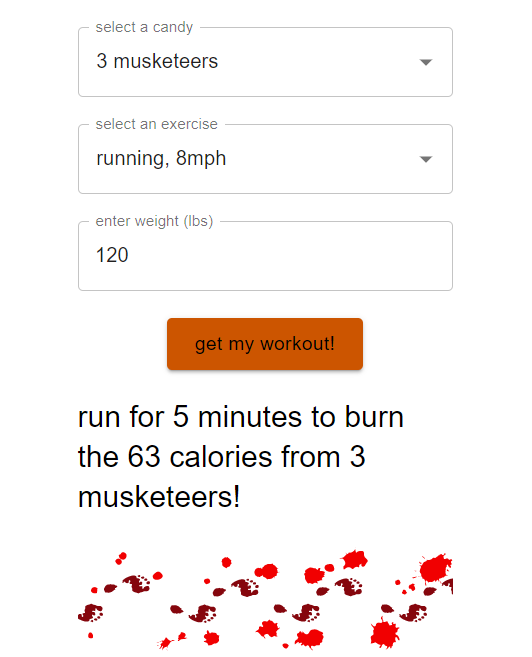 healthy halloween | Devpost