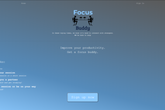 Focus Buddy | Devpost
