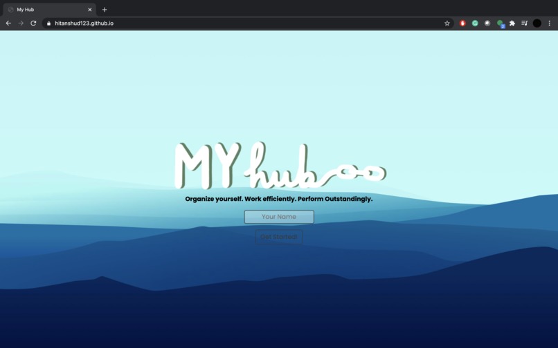 My Hub | Devpost