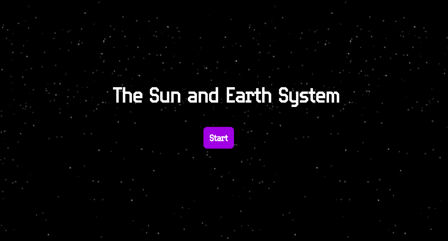 The Sun and Earth system | Devpost