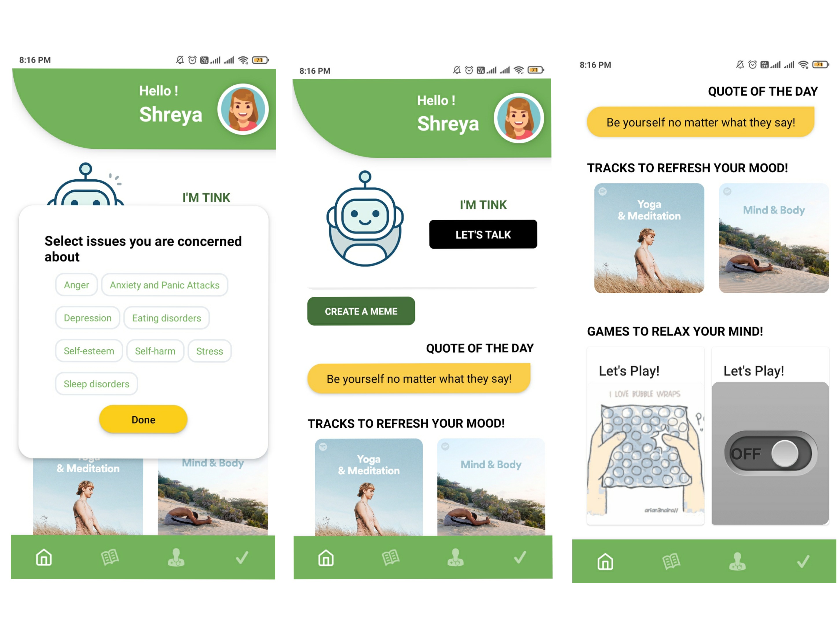 Happy-Birds(Mental Health App) | Devpost