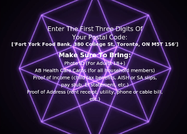 GTA food bank app | Devpost