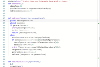 Genetic Algorithm for Grouping Students of Similar Interests | Devpost