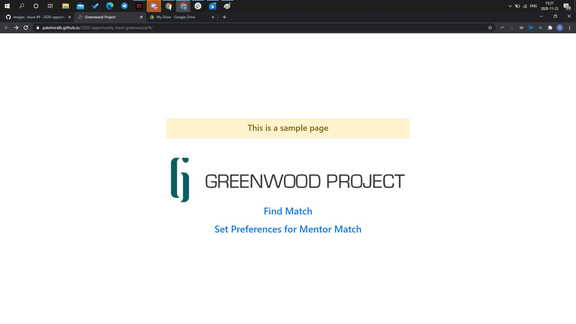 Greenwood Project - Opportunity Hack | Devpost