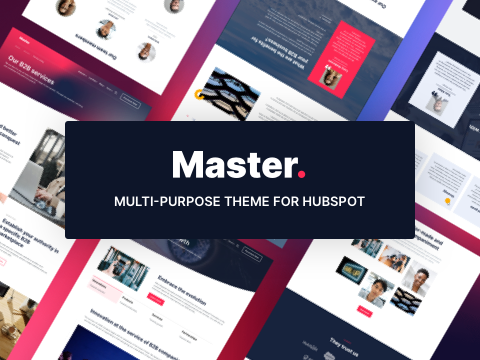 Master - Multi-Purpose Theme for HubSpot | Devpost