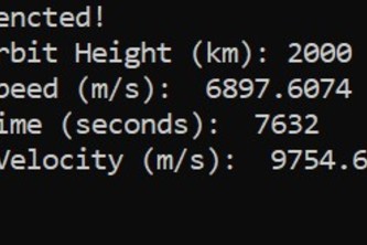 Orbit Speed Calculator | Devpost