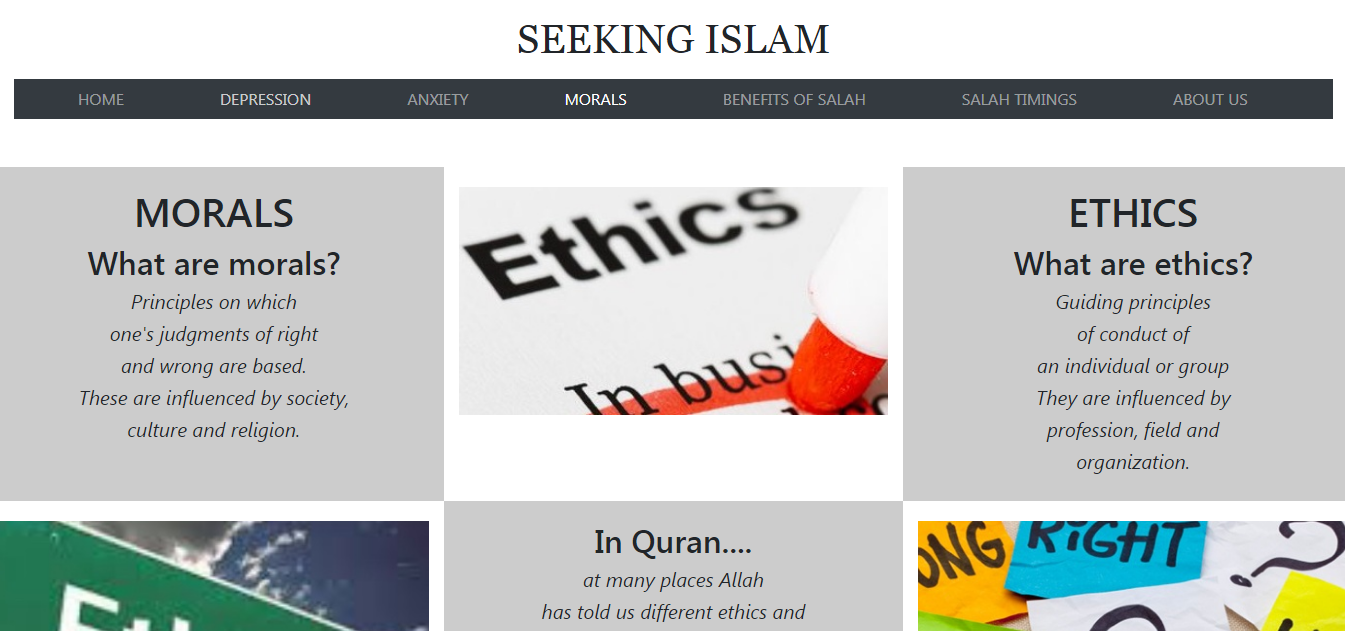 Seeking Islam | Devpost
