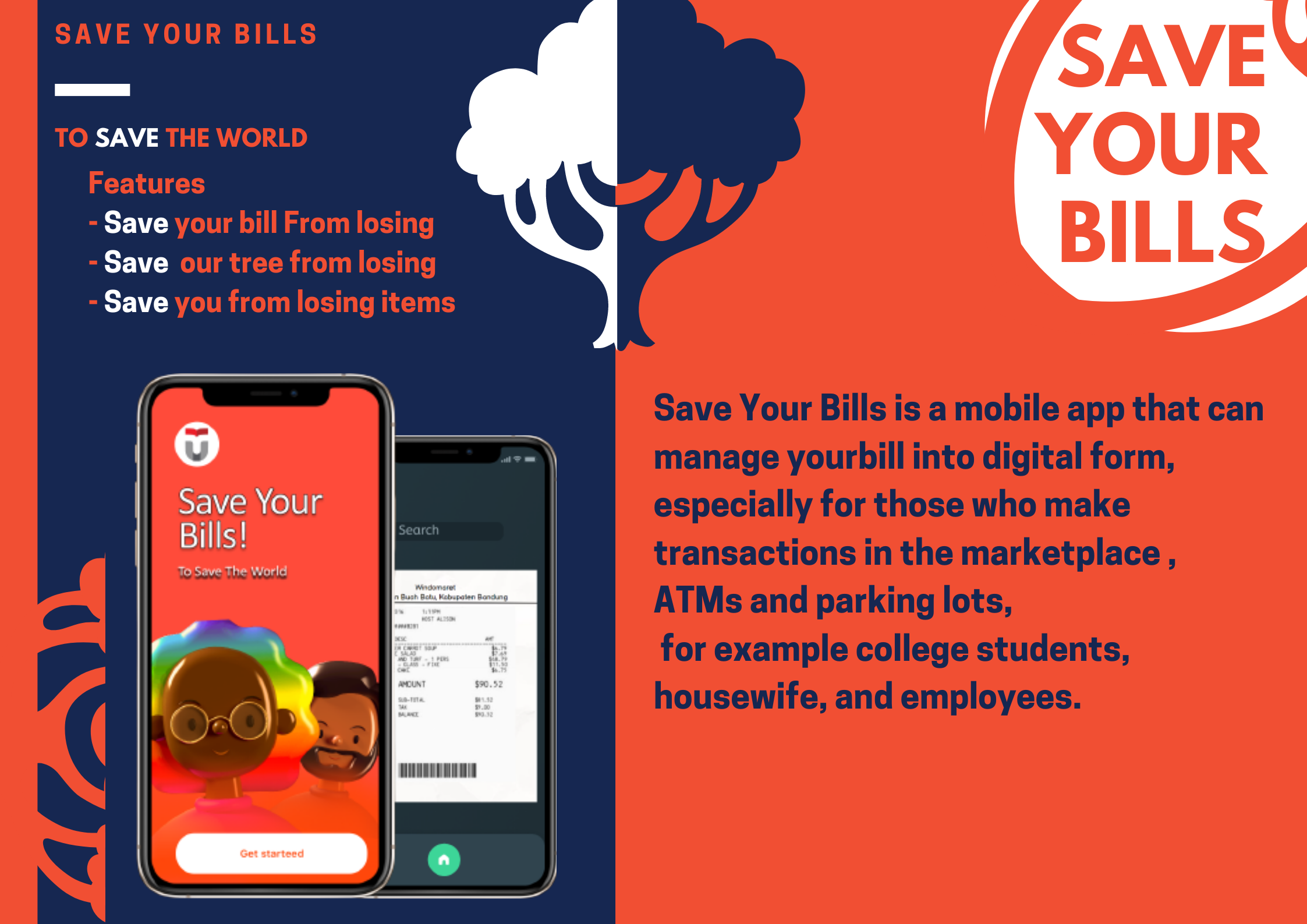 SI4303 - SAVE YOUR BILLS | Devpost