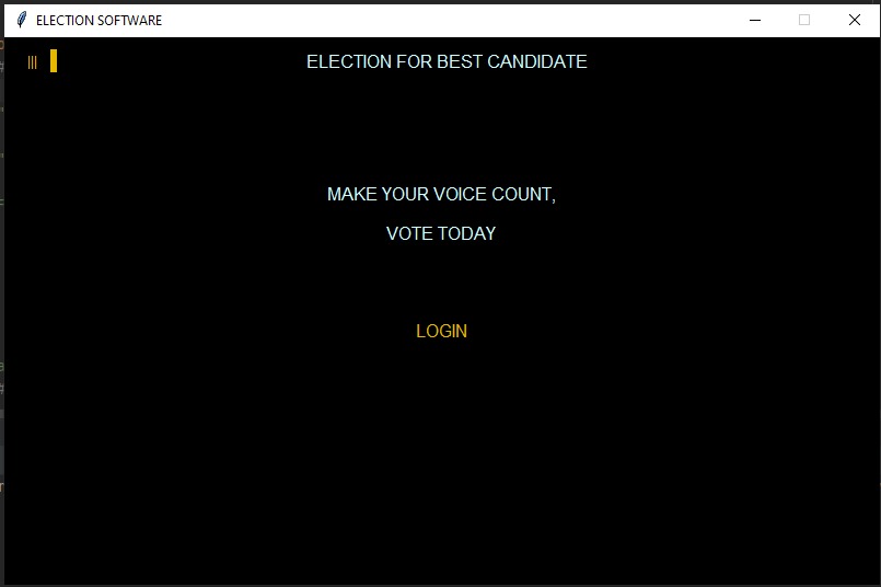 VOTING SOFTWARE-V1 | Devpost
