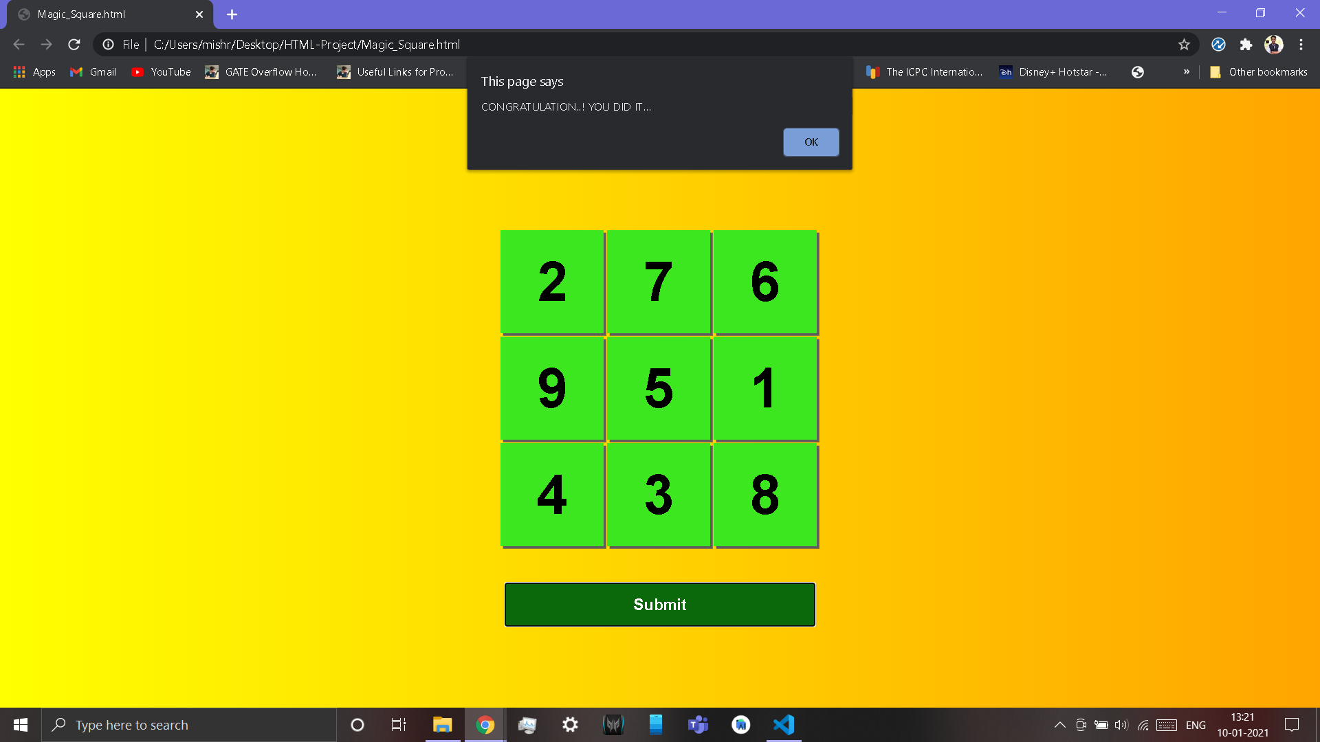 3 3 MAGIC SQUARE Devpost 3-3-magic-square-devpost