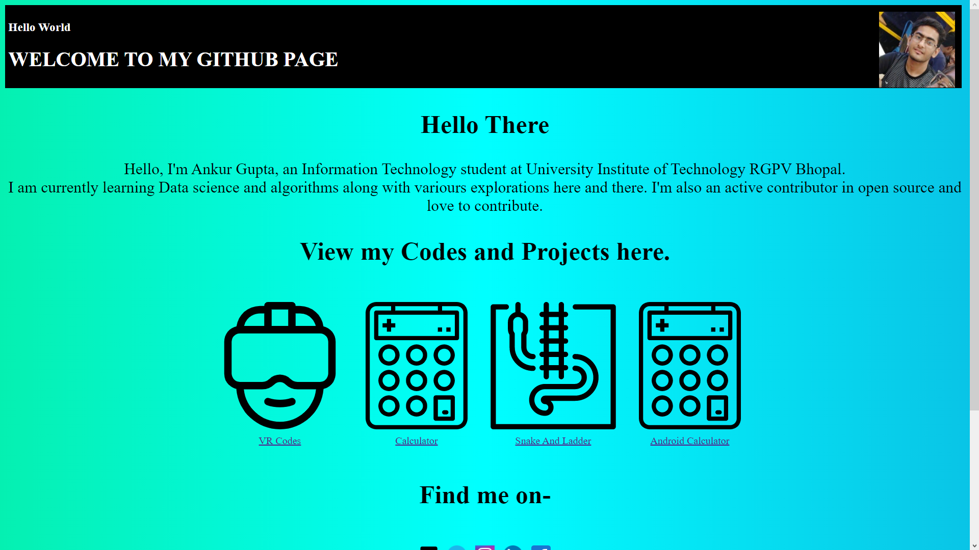 Creating a website using Github Pages | Devpost