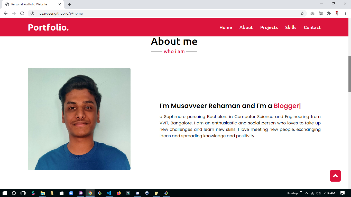 Personal Site | Devpost