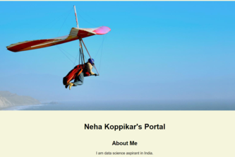 Portfolio Site - GitHub Pages | Devpost