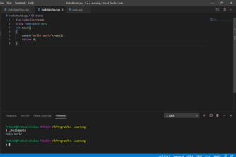 hello world in new language | Devpost