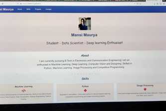 My github portfolio Site | Devpost