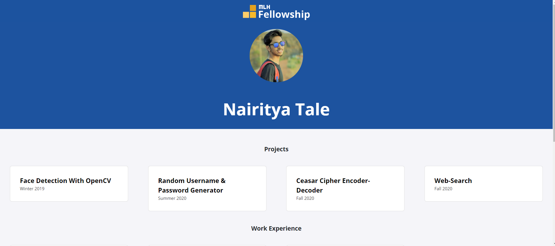 Portfolio Web Page | Devpost