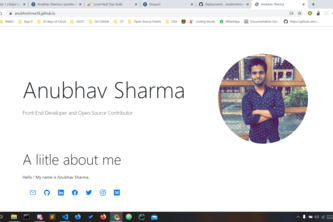 My Personal Website with Github Pages | Devpost