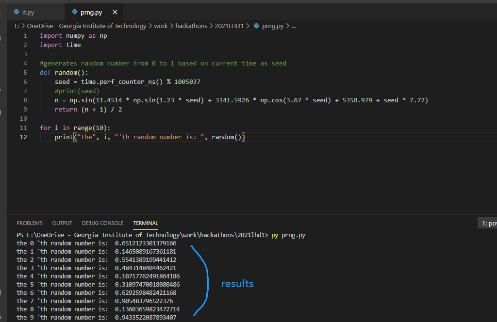 Sinusoidal Random Number Generator | Devpost