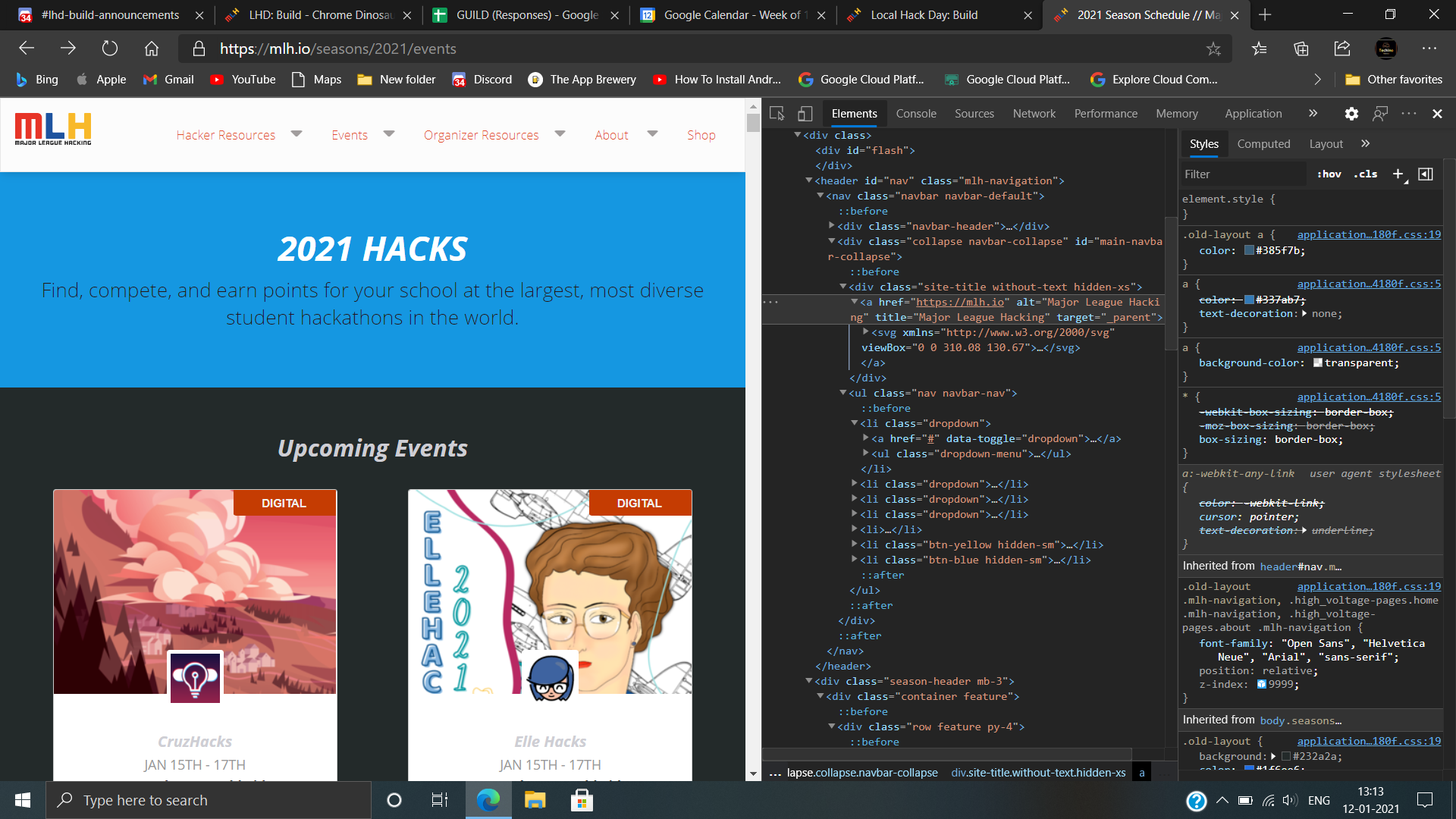Redesign The Site | Devpost