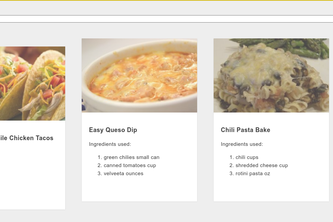 Fridge to Table | Devpost