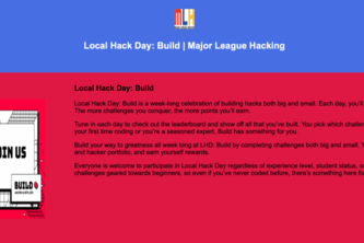 Website redesign | Devpost