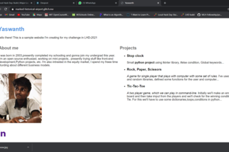 Build and Deploy website | Devpost