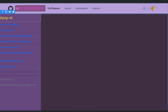 Github but Purple | Devpost