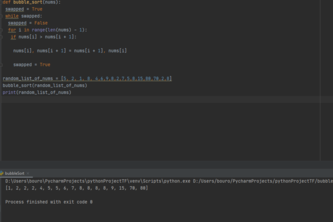 Bubble sort | Devpost