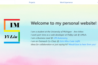 Personal Github Portfolio Site | Devpost