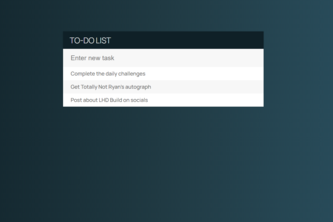 To Do List | Devpost