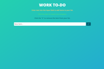 To-do list | Devpost