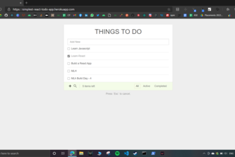 To-do list application | Devpost
